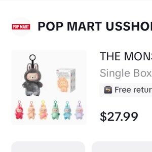POP MART | Toys | Pop Mart Big Into Energy Labubu Vinyl Plush Pendant ...